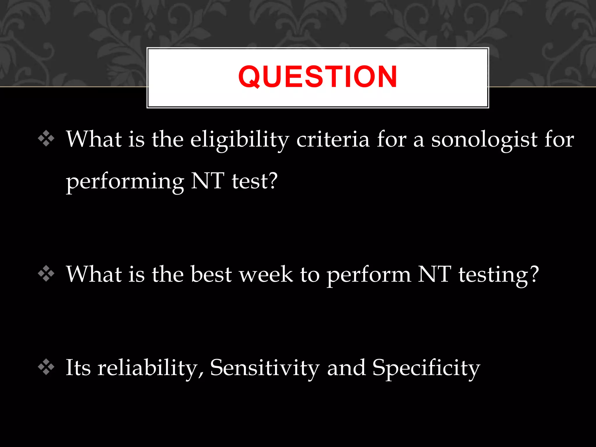 Screening for fetal aneuploidy | PPTX