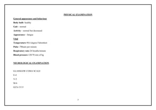 CASE PRESENTATION ON ANTERIOR COMMUNICATING ARTERY ANEURYSM(ACOM ...