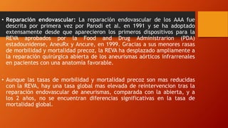 Aneurismas de aorta abdominal | PPTX