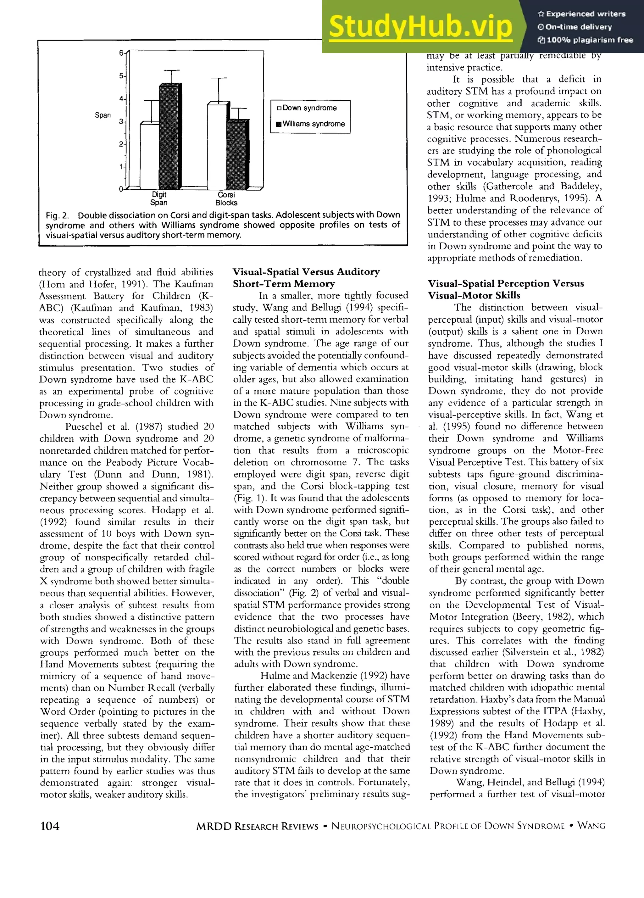 A neuropsychological profile of Down syndrome Cognitive skills and brain morphology.pdf | Brain ...