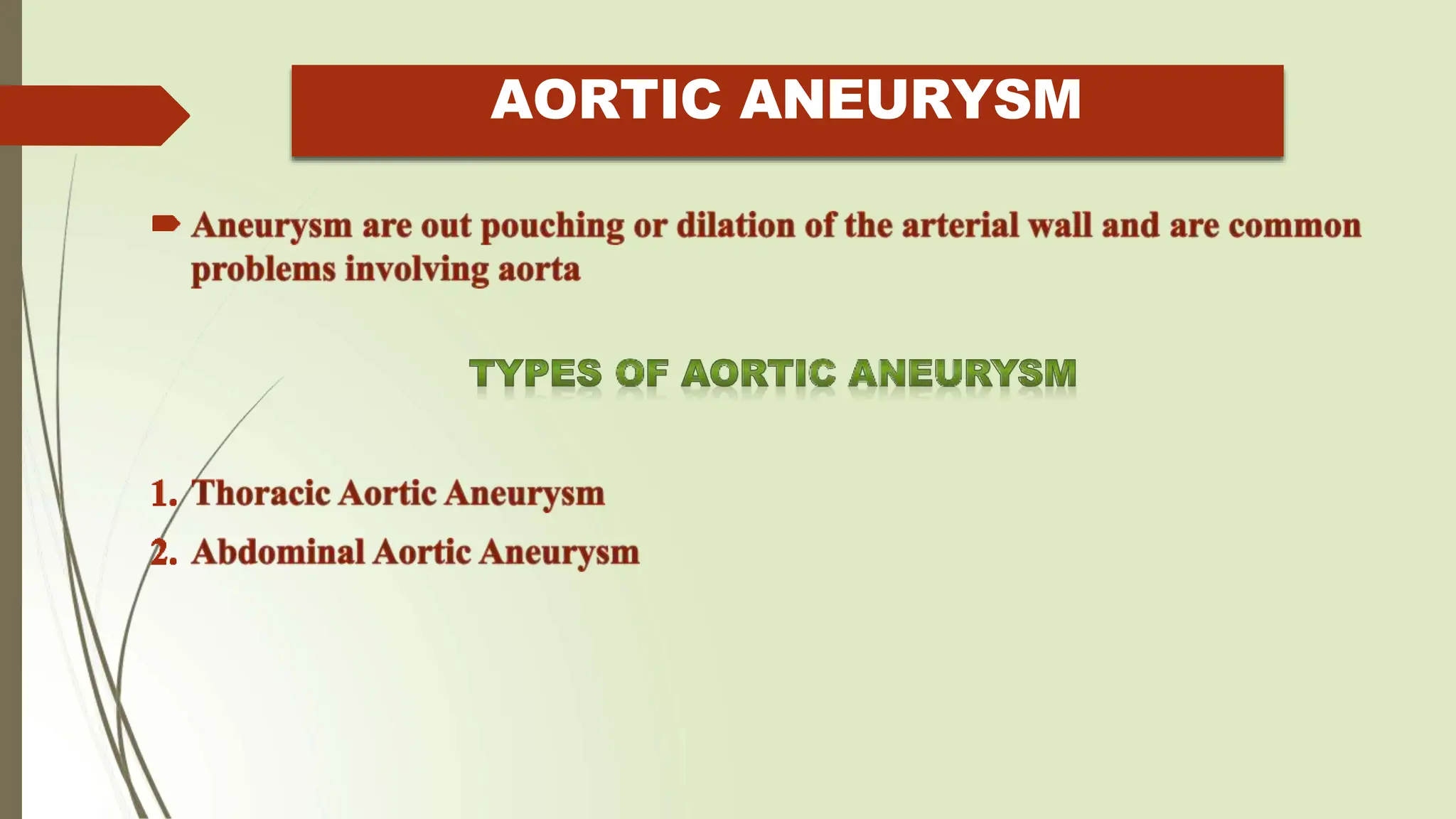 Aneurysmclassification-aortic aneurysm.pptx | Heart and Cardiovascular Diseases | Diseases and ...