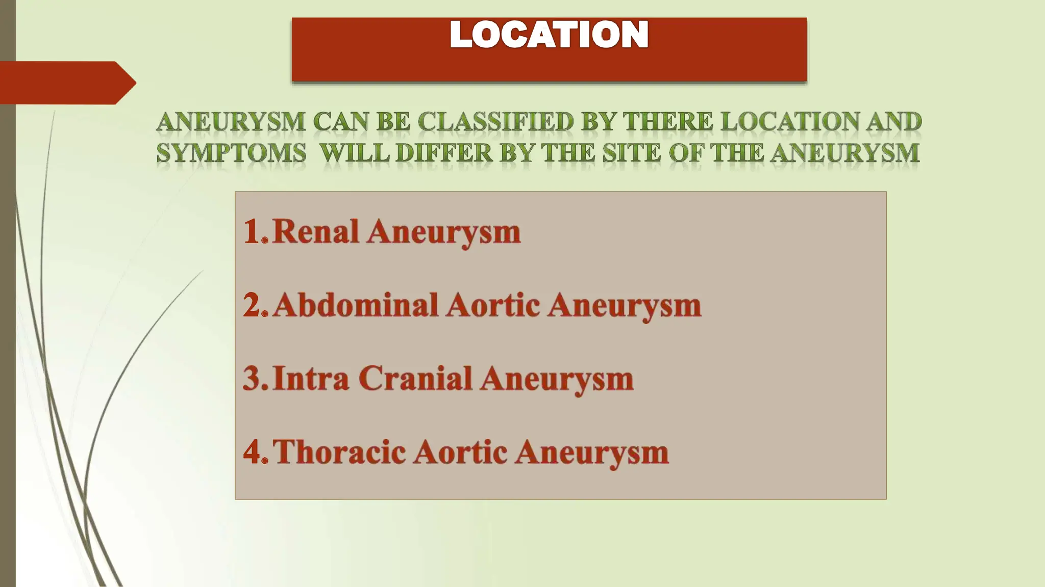 Aneurysmclassification-aortic aneurysm.pptx | Heart and Cardiovascular ...