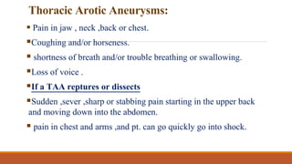 aneurysm.pdf for nursing students for medical surgical nursing students | PPT