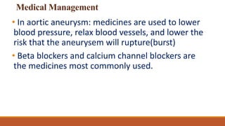 aneurysm.pdf for nursing students for medical surgical nursing students | PPT