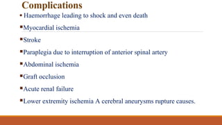 aneurysm.pdf for nursing students for medical surgical nursing students | PPT