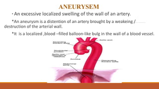 aneurysm.pdf for nursing students for medical surgical nursing students | PPT | Free Download
