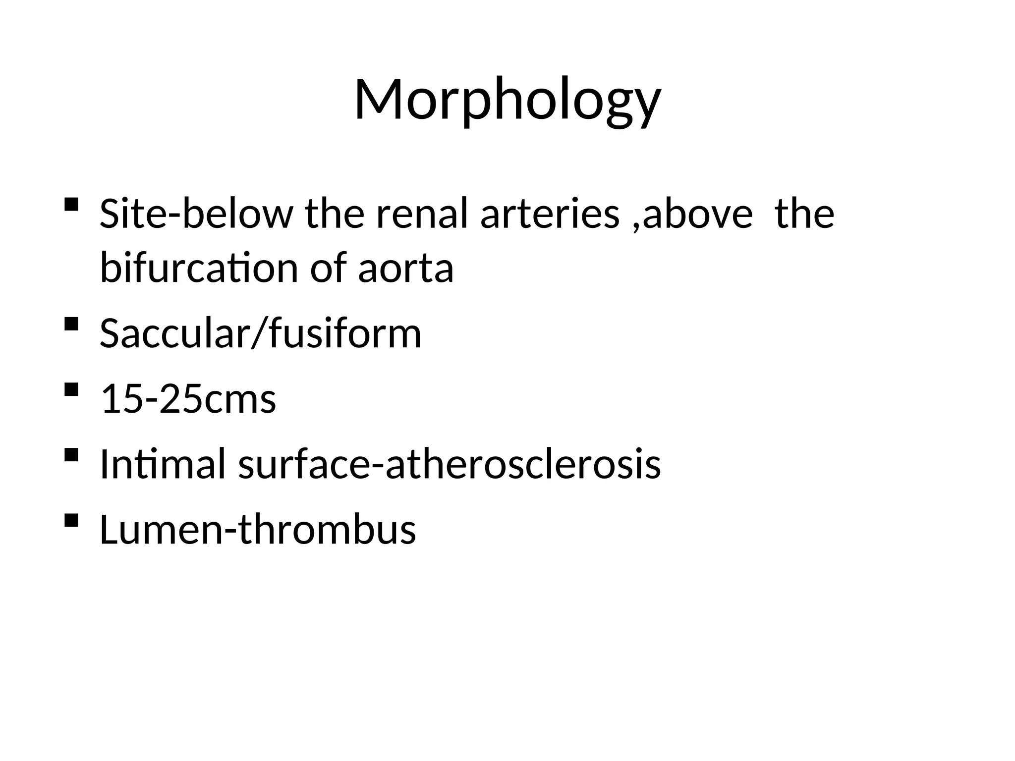 aneurysm patholoy medical power point .ppt