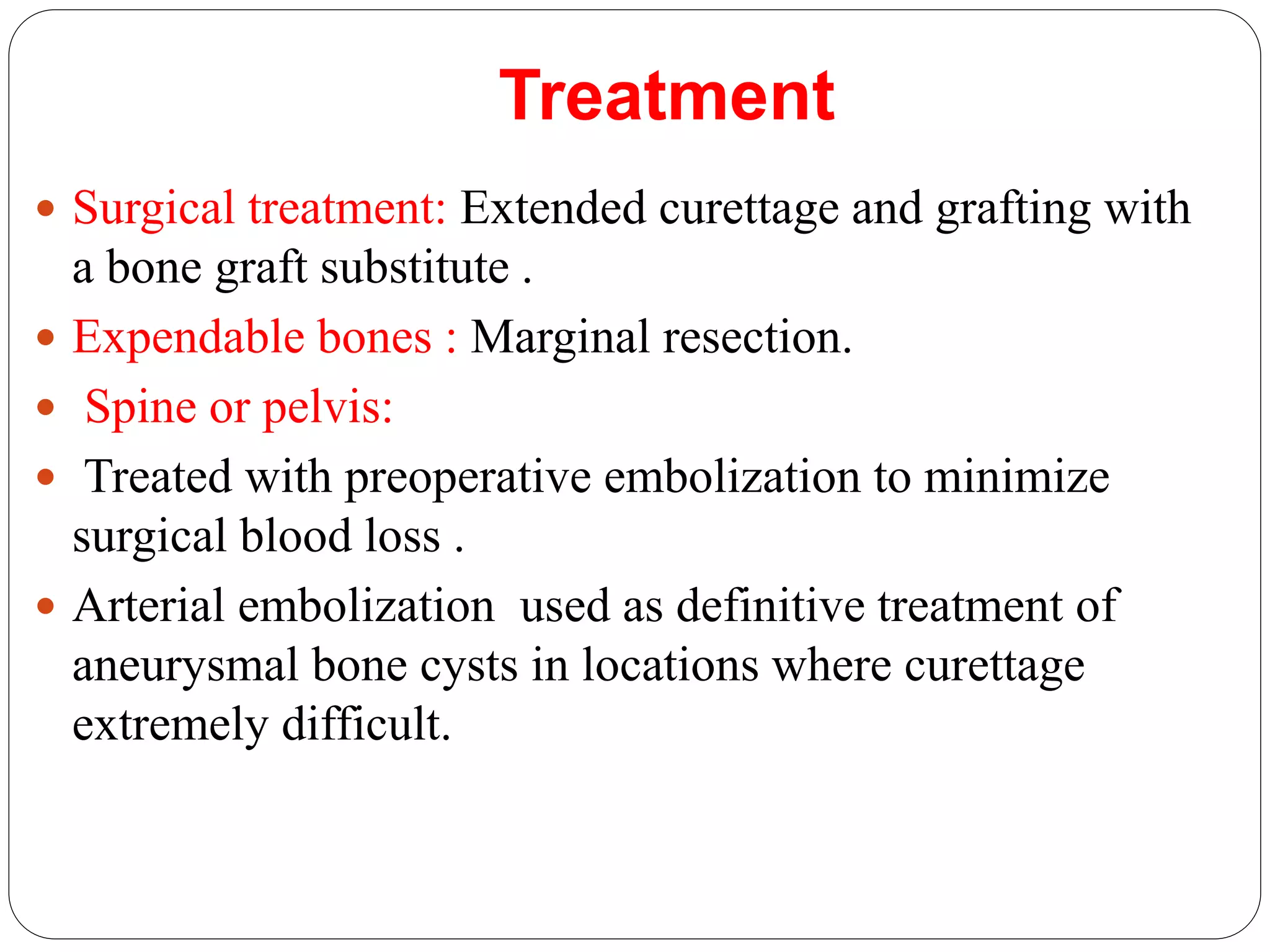 Aneurysmal bone cyst | PPTX