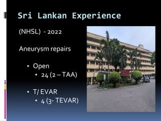 Aneurysm repair Open vs EVAR SLSVS.ppt