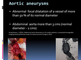Aneurysm repair Open vs EVAR SLSVS.ppt