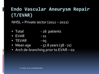 Aneurysm repair Open vs EVAR SLSVS.ppt