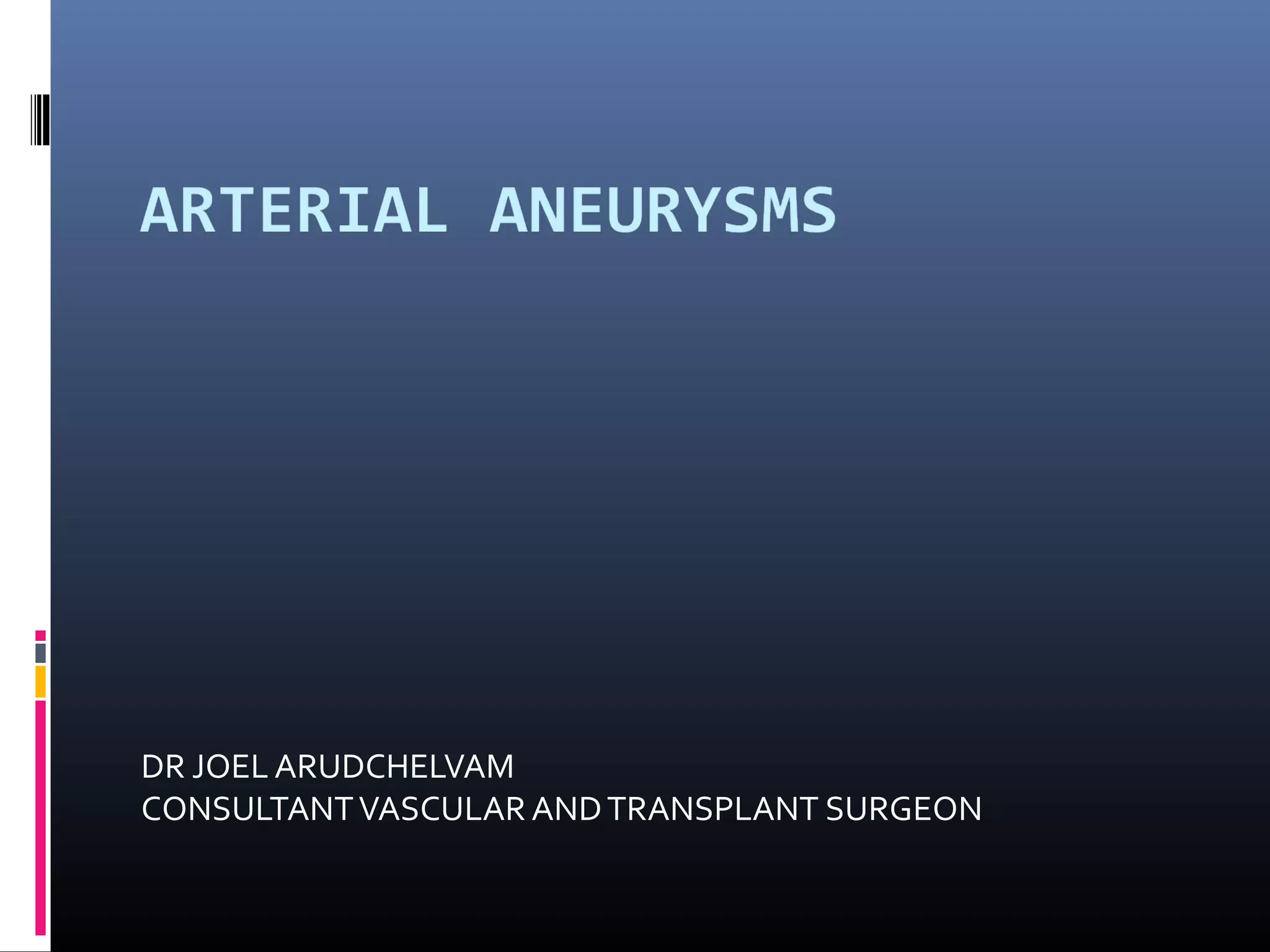 Aneurysms | PPT