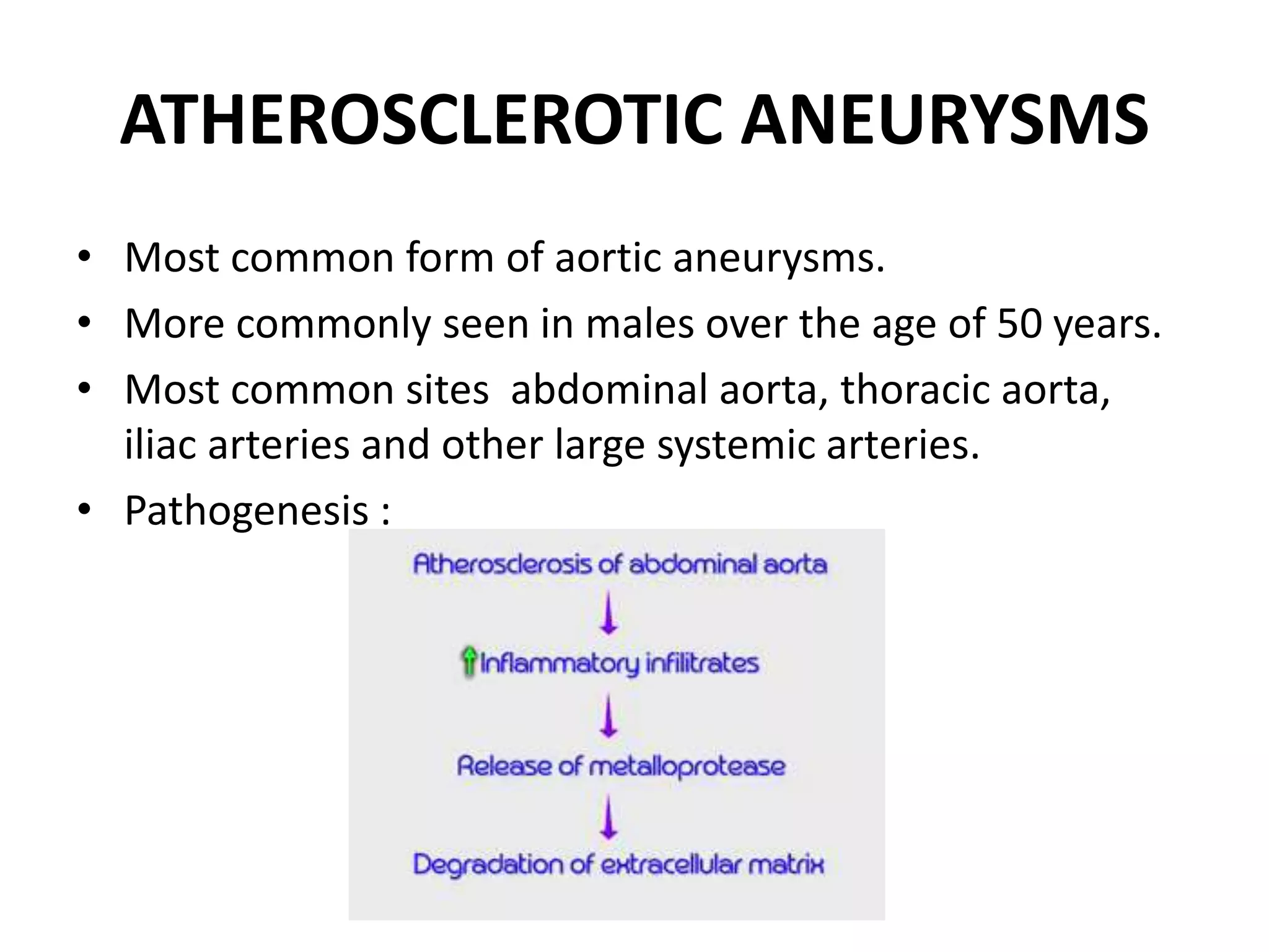 Aneurysms | PPTX