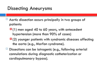 Aneurysms for MBBS AND PATHOLOGY students | PPTX