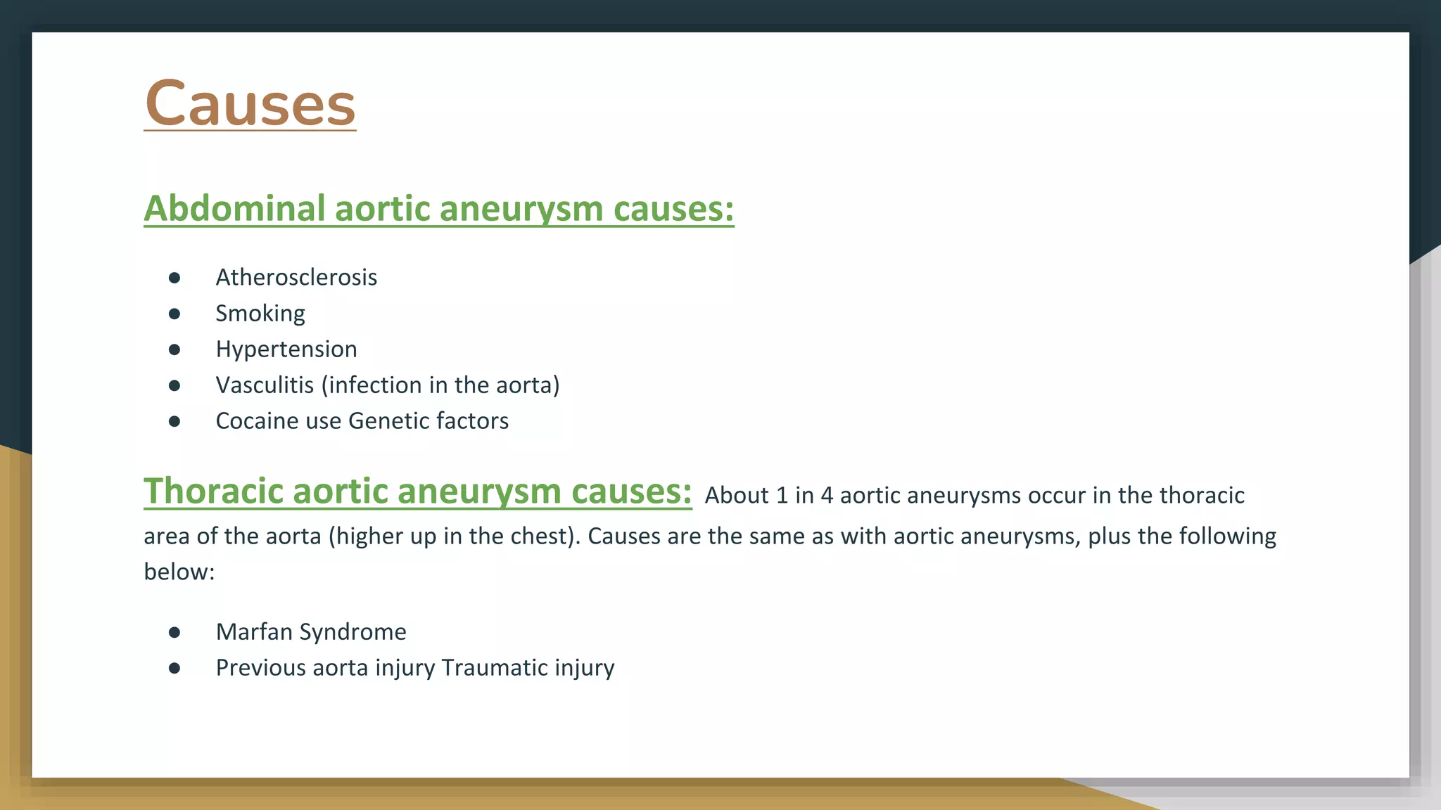 Aneurysms of the aorta and peripheral arteries..pptx