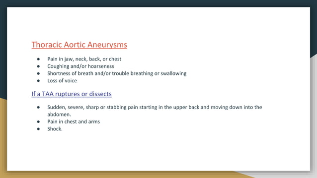 Aneurysms of the aorta and peripheral arteries..pptx