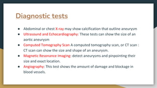 Aneurysms of the aorta and peripheral arteries..pptx