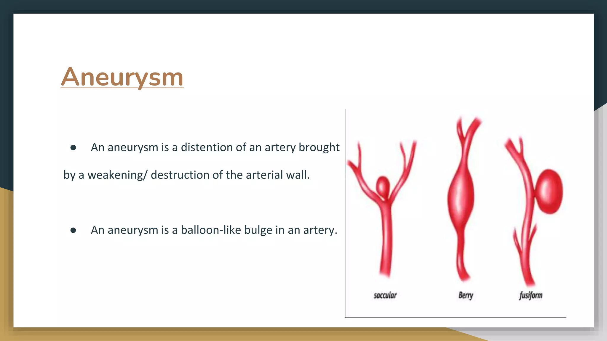 Aneurysms of the aorta and peripheral arteries..pptx