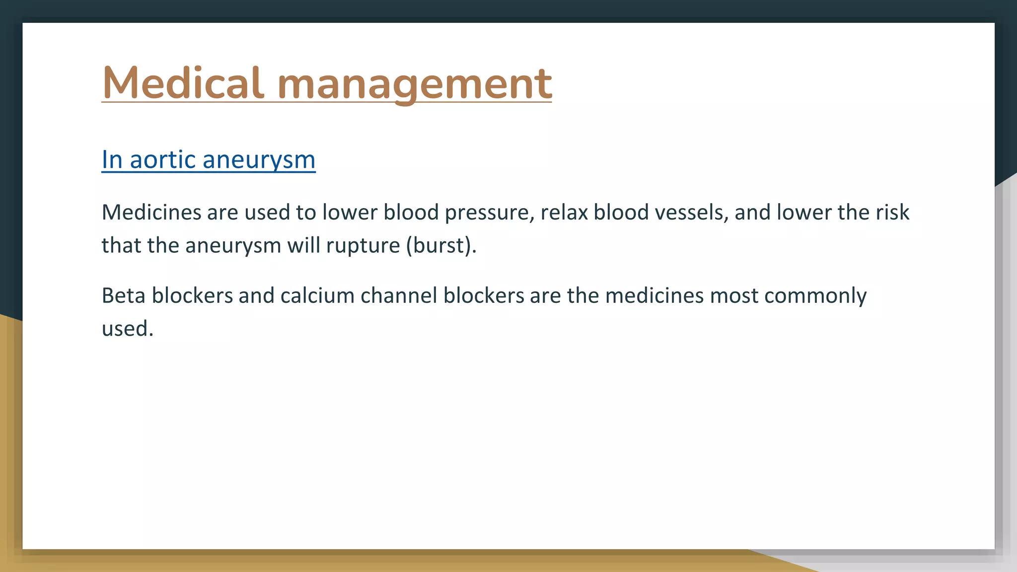 Aneurysms of the aorta and peripheral arteries..pptx