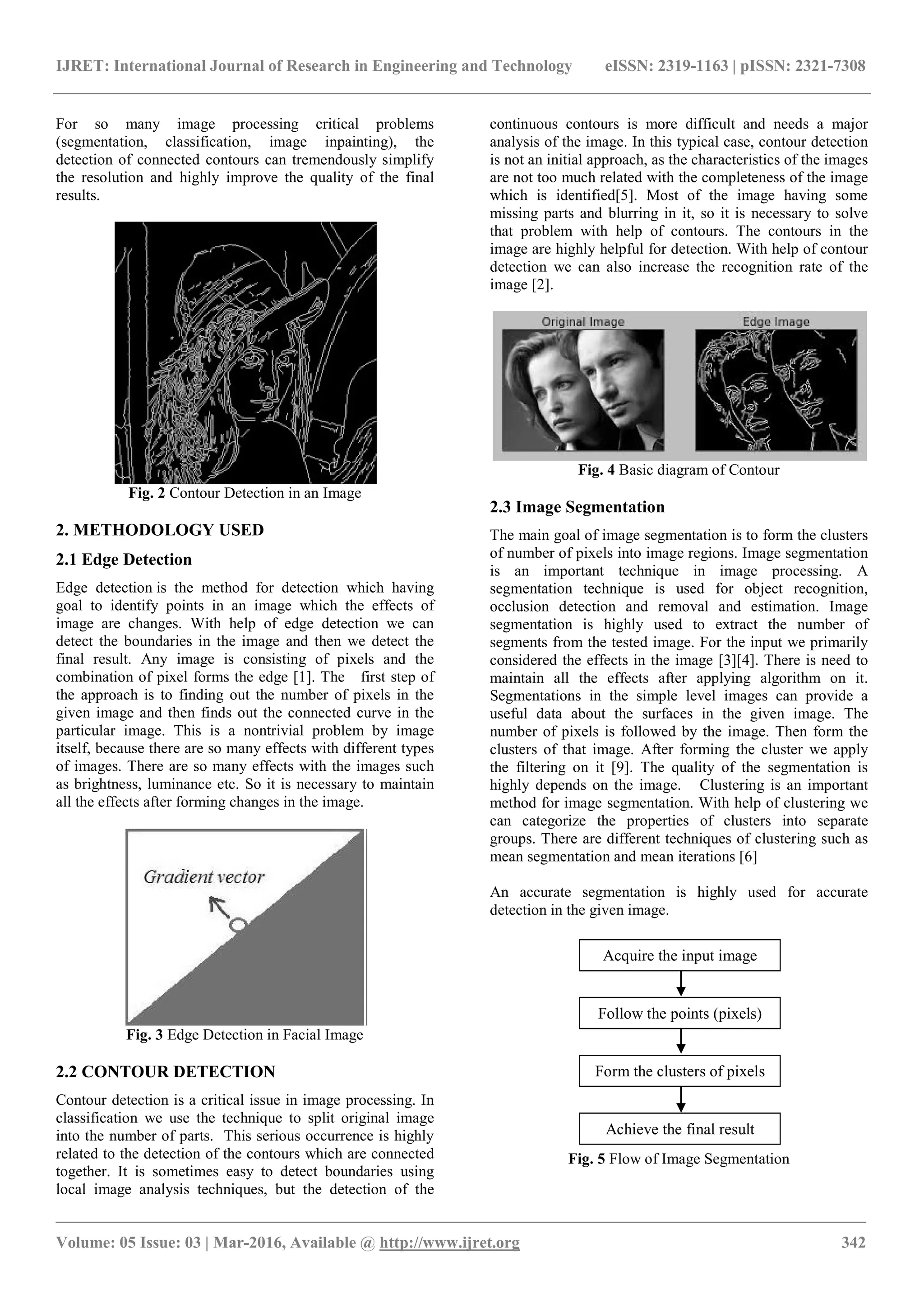 An evaluation approach for detection of contours with 4 d images a ...