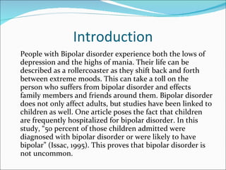 An Evaluation Of Bipolar Disorder | PPT