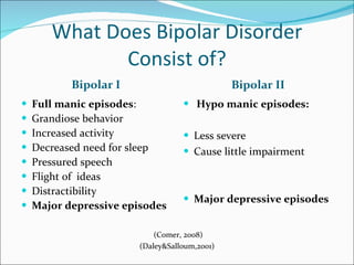 An Evaluation Of Bipolar Disorder | PPT
