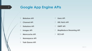 An evaluation of distributed datastores using AppScale Cloud Platform | PPT | Databases ...