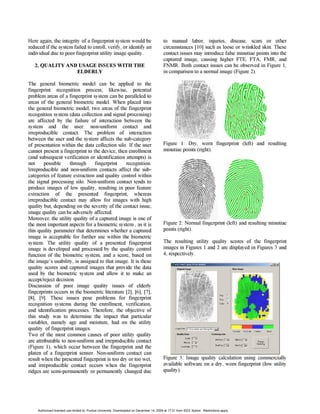 (2005) An Evaluation Of Fingerprint Image Quality Across An Elderly Population Vis A Vis An 18 ...