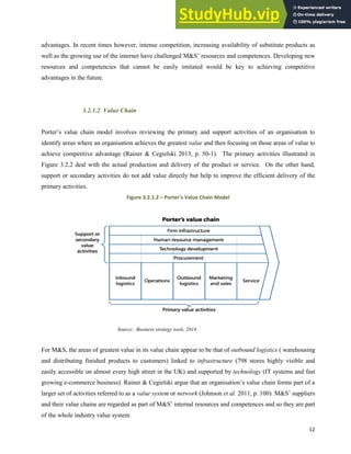 An Evaluation Of Marks Spencer | PDF