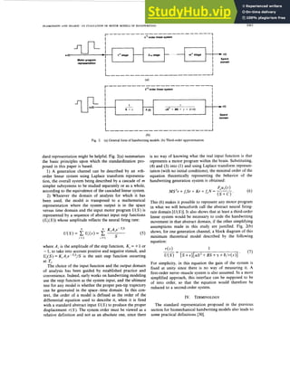 An Evaluation Of Motor Models Of Handwriting | PDF