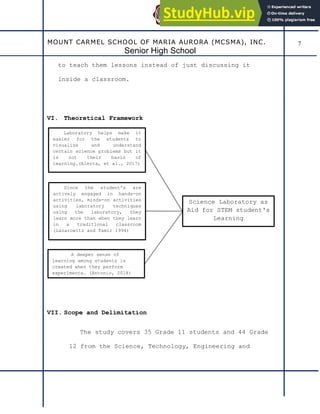 An Evaluation On The Science Laboratory As Learning Aid For STEM ...
