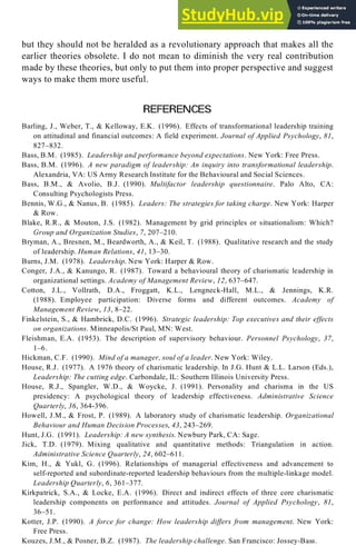 An Evaluative Essay On Current Conceptions Of Effective Leadership | PDF