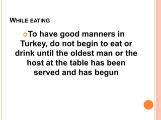 An evening out,table manners and rules | PPTX