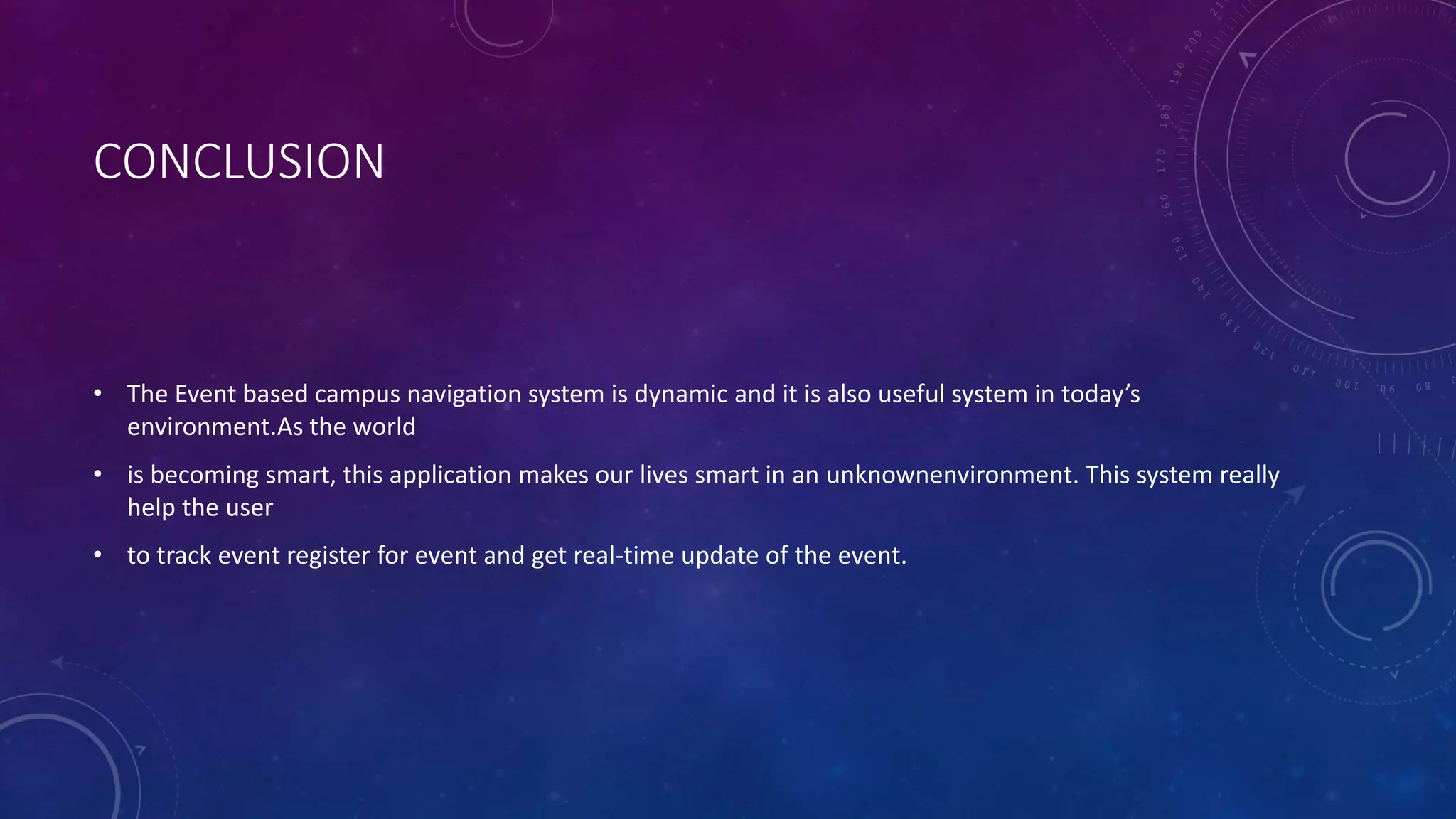 An event driven campus navigation system on andriod121 | PPTX