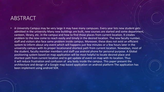 An event driven campus navigation system on andriod121 | PPTX | Operating Systems | Computer ...