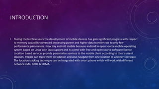 An event driven campus navigation system on andriod121 | PPTX