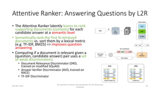 An Evolution of Deep Learning Models for AI2 Reasoning Challenge | PPT
