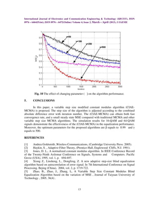 A new adaptive step size mcma blind equalizer algorithm based on absoulate erroe | PDF