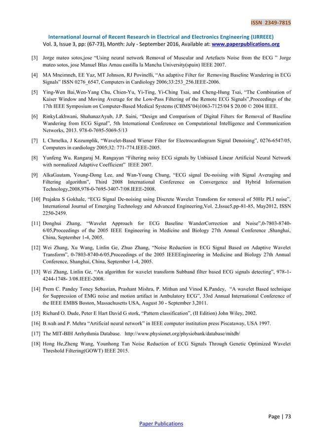 A new approach for Reducing Noise in ECG signal employing Gradient Descent Method by Artificial ...