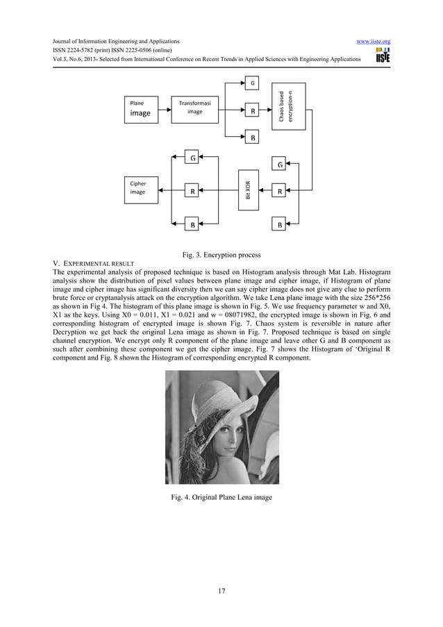 A New Approach Of Colour Image Encryption Based On Henon Like Chaotic Map Pdf