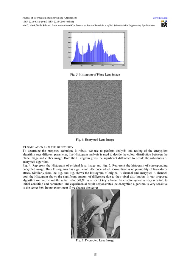 A New Approach Of Colour Image Encryption Based On Henon Like Chaotic Map Pdf