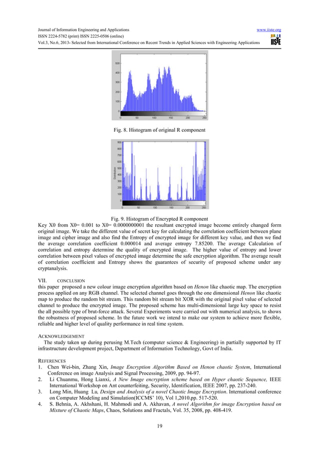 A New Approach Of Colour Image Encryption Based On Henon Like Chaotic Map Pdf