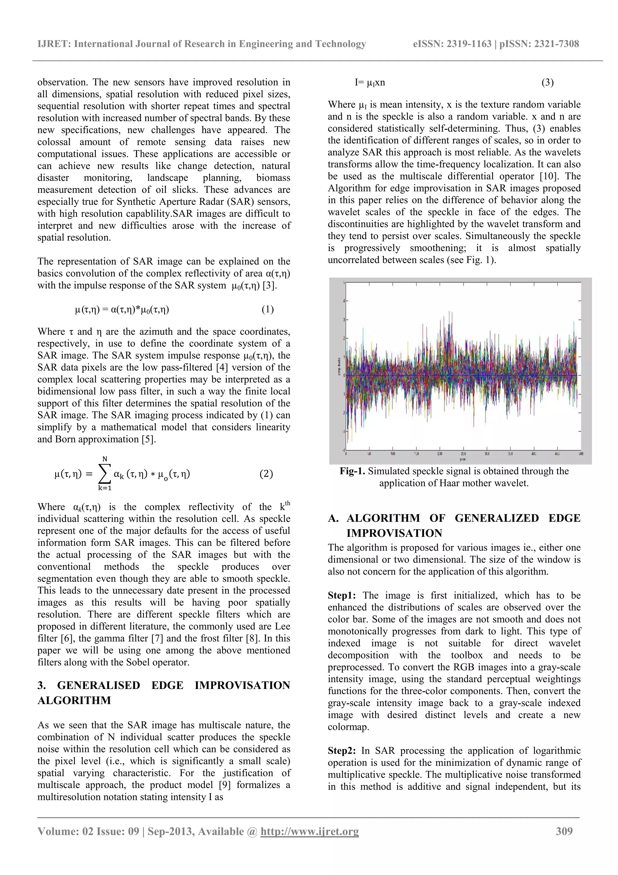 A New Approach Of Edge Detection In Sar Images Using Pdf