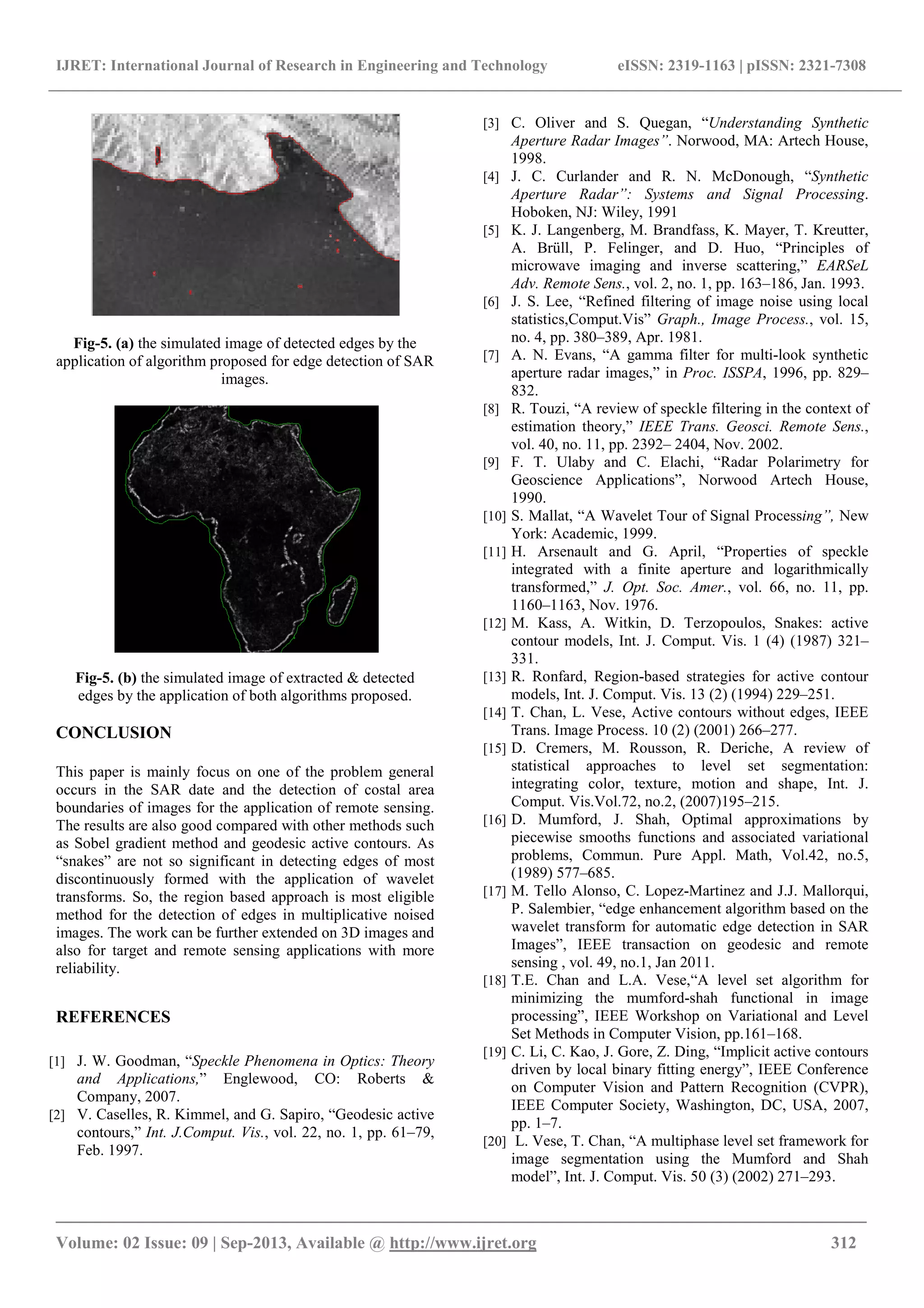 A New Approach Of Edge Detection In Sar Images Using Pdf
