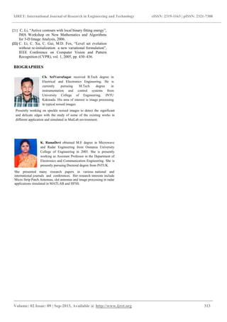 A new approach of edge detection in sar images using region based active contours | PDF | Photo ...