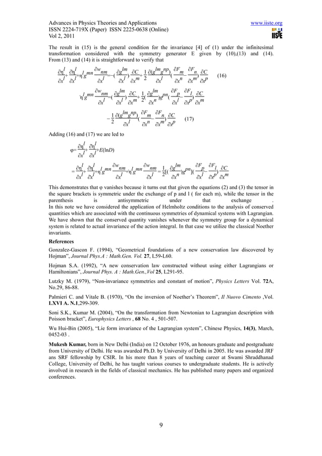 A new approach to constants of the motion and the helmholtz conditions ...