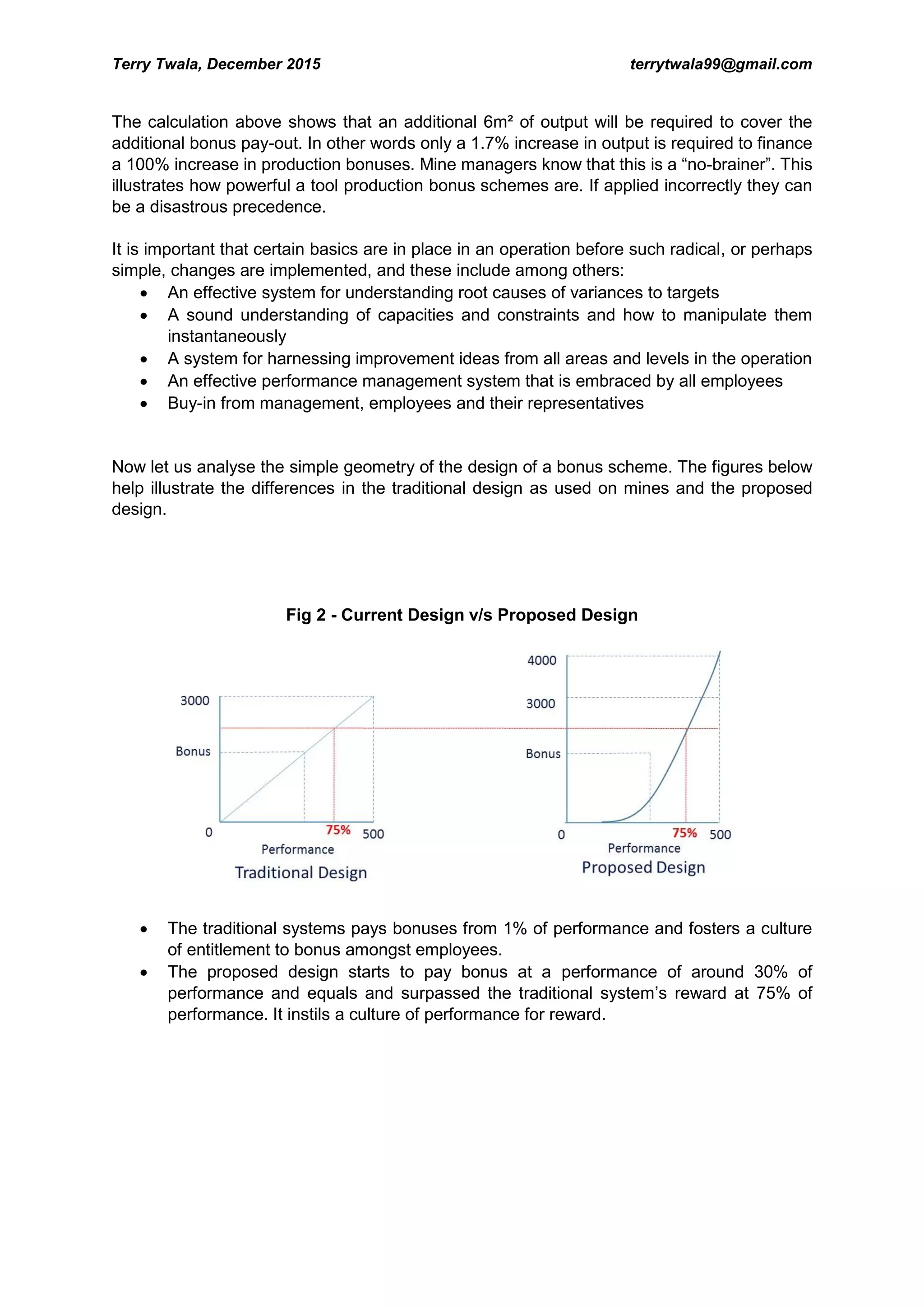 A new approach to designing a mine production bonus scheme | PDF