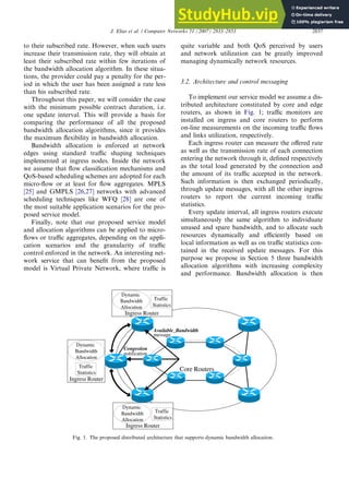 A New Approach To Dynamic Bandwidth Allocation In Quality Of Service Networks Performance And ...