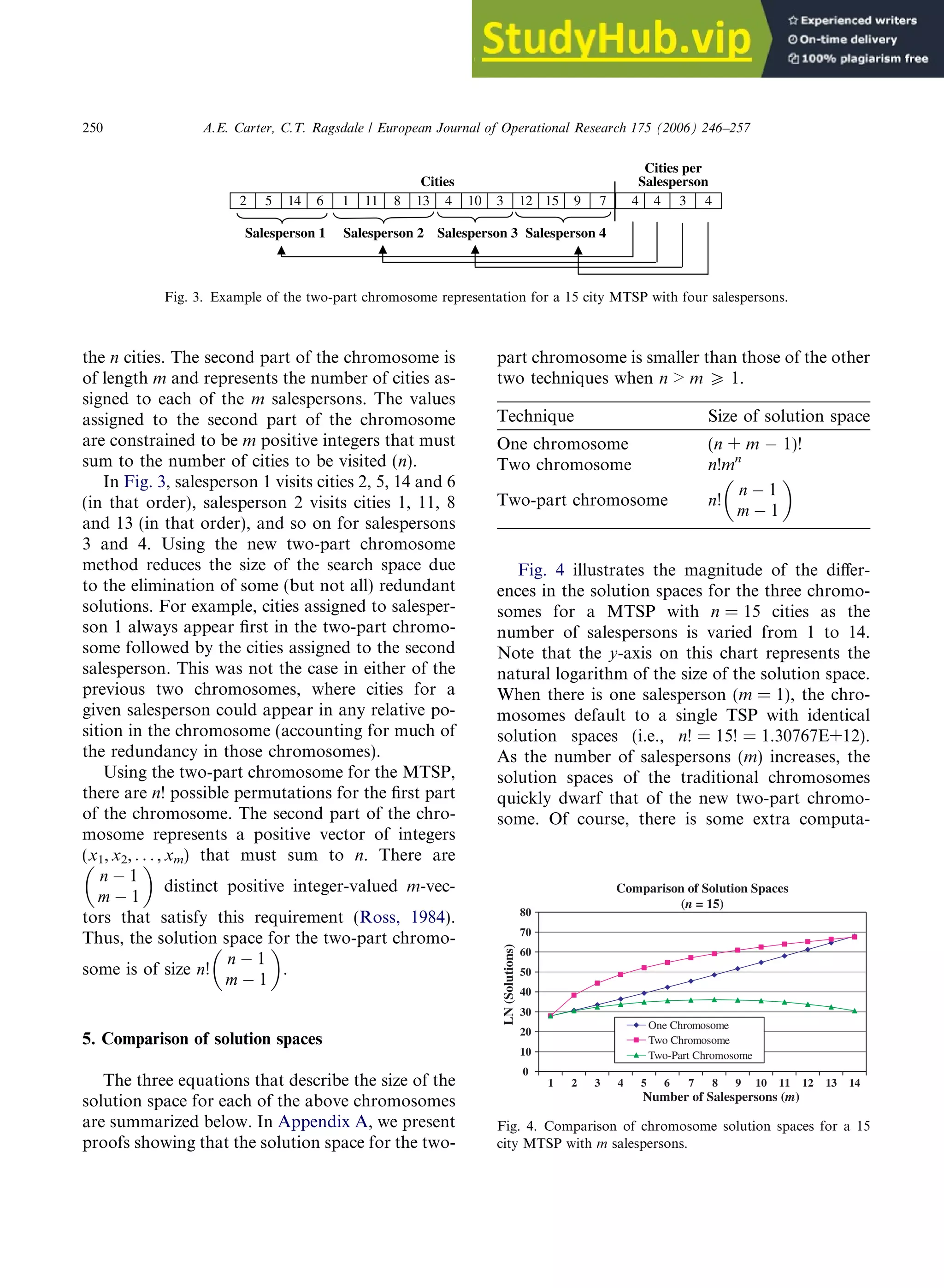 A New Approach To Solving The Multiple Traveling Salesperson Problem Using Genetic Algorithms | PDF