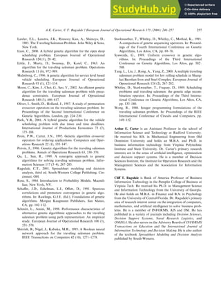 A New Approach To Solving The Multiple Traveling Salesperson Problem Using Genetic Algorithms | PDF